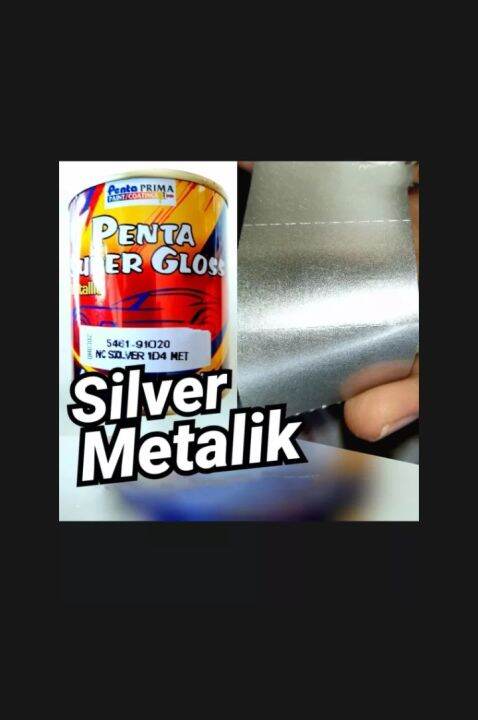 Cat Silver Metalik Penta Super Gloss Metallik Cat Silver bisa untuk ...