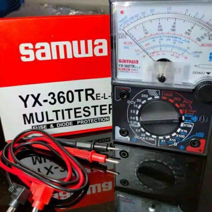 MULTITESTER ANALOG SUNWA 360TR - MULTITESTER JARUM SAMWA 360 TR ...