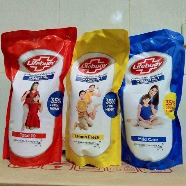 Lifebuoy Sabun Mandi Cair Body Murah Lifebuoy 825 ML - Merah Kuning ...