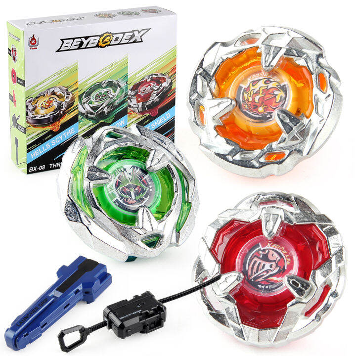 3 IN 1 Beyblade BX-08 HELLS เคียว + ลูกศรพ่อมด + Beblade X ลูกข่าง ...
