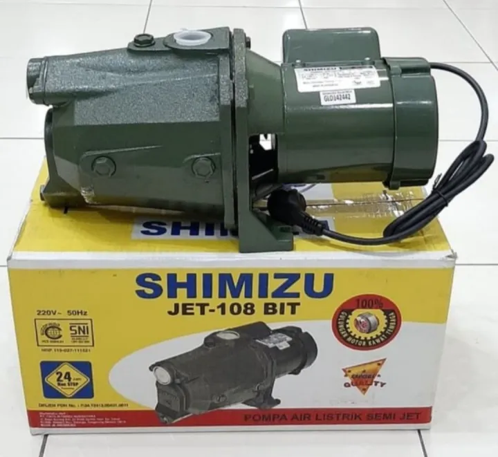 Pompa Air SHIMIZU JET 108 Bit Sumur Dangkal Semi Jet | Lazada Indonesia