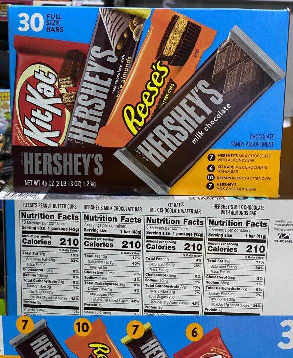 Hershey's, Kitkat & Reese's Set - 30 Full Size Bars 🇺🇸 | Lazada PH