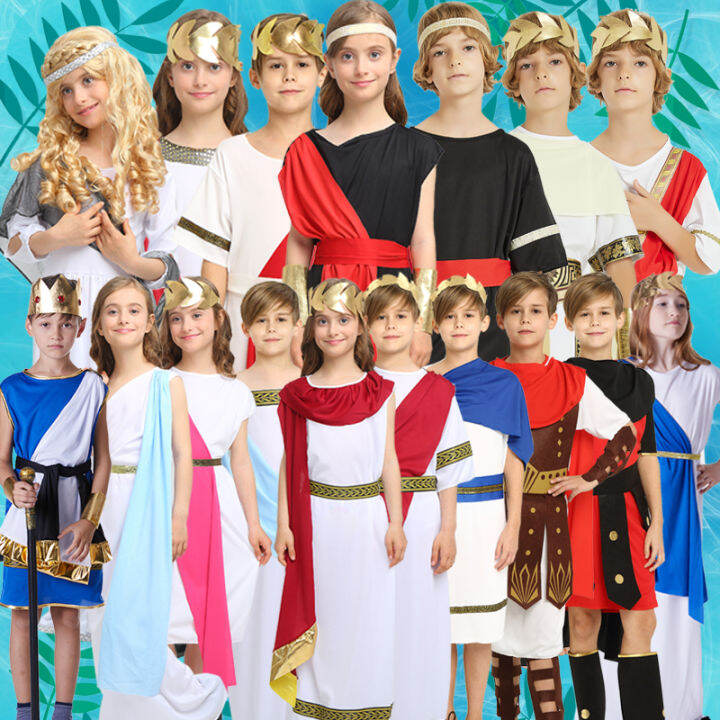 Children's Day Performance and Show Costume Ancient Greek Zeus Children ...