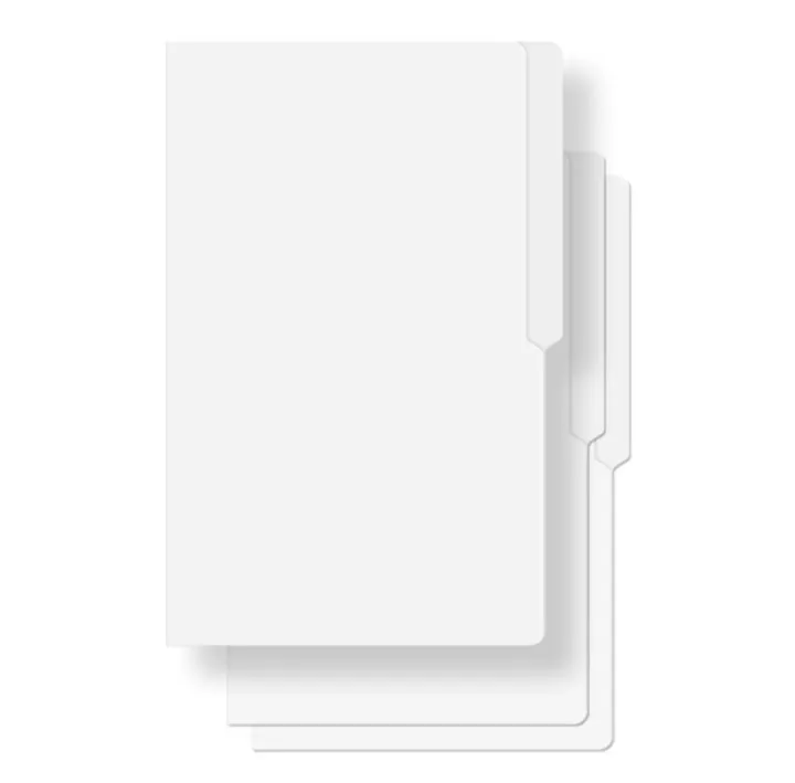 12 pcs white folder long and short folder | Lazada PH