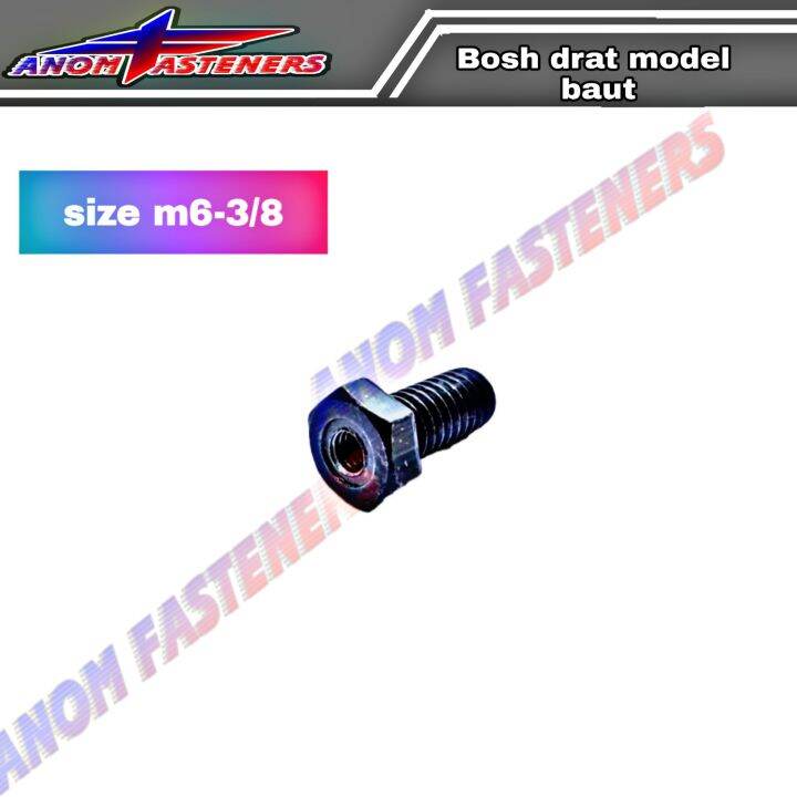 Bos drat baut 10 model baut (m6 - 3/8) | Lazada Indonesia