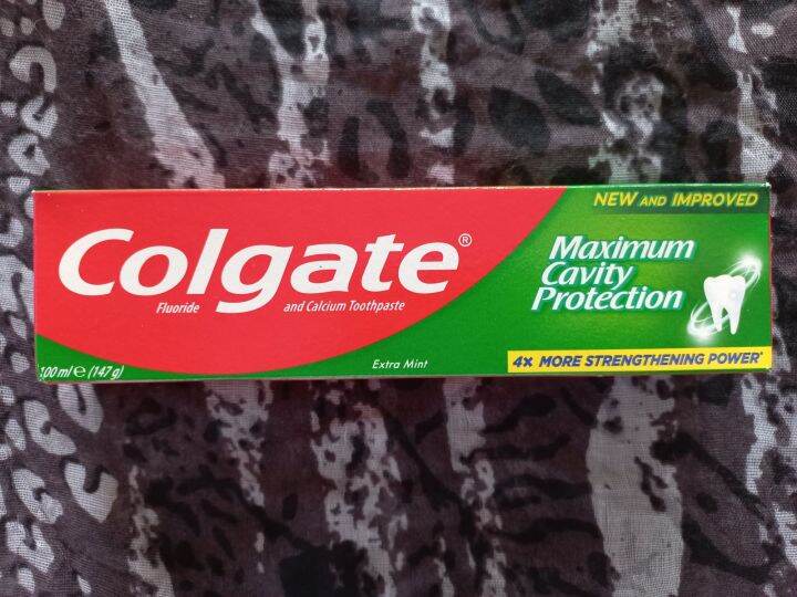 Colgate Flouride and Calcium Toothpaste100ml(Extra Mint)imported from ...