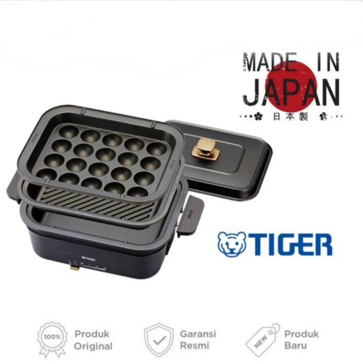 Electric SKILLET TIGER CRL A30S Multi Pan Takoyaki Grill Pan | Lazada ...