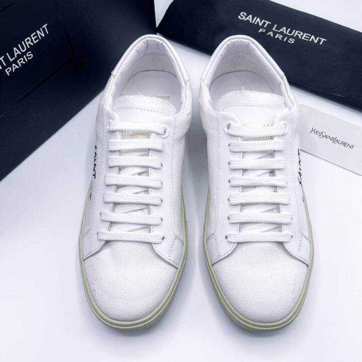 รองเท้า YSL Sneakers งานดีร้อมอุปกรณ์ครบ ถ่ายรูปจากสินค้าจริง (มี่ของใน ...