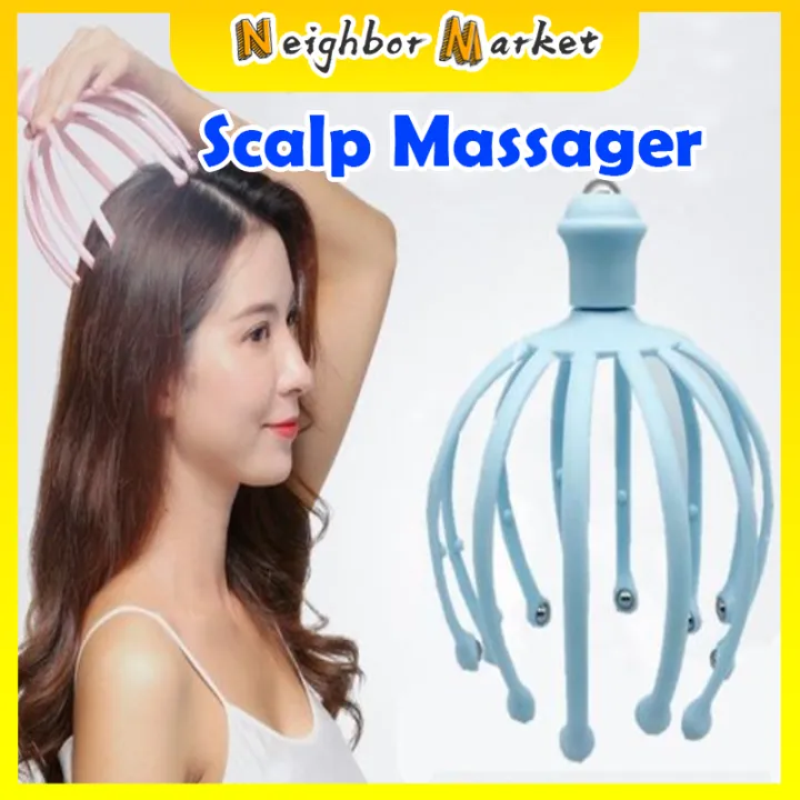 Octopus Head Massager Scalp Relaxation Relief Body Massager Remove ...