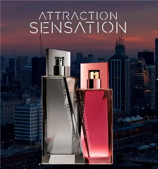 Avon New Attraction Sensation Men Eau de toilette (75ml) and WomenEau ...