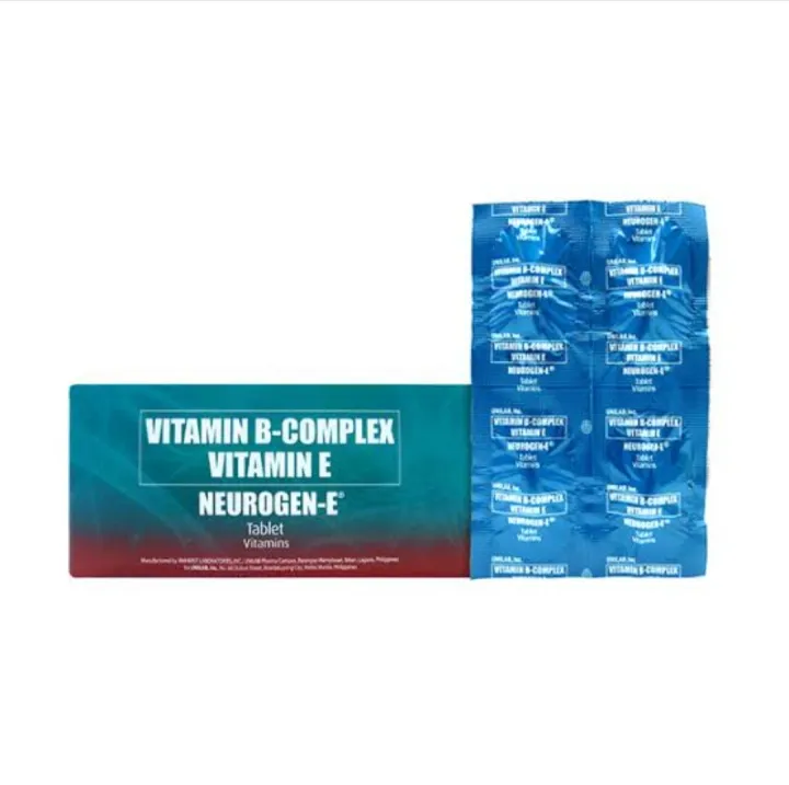 vitamin b complex Neurogen E by 30's, 60's, 90's and 100's | Lazada PH