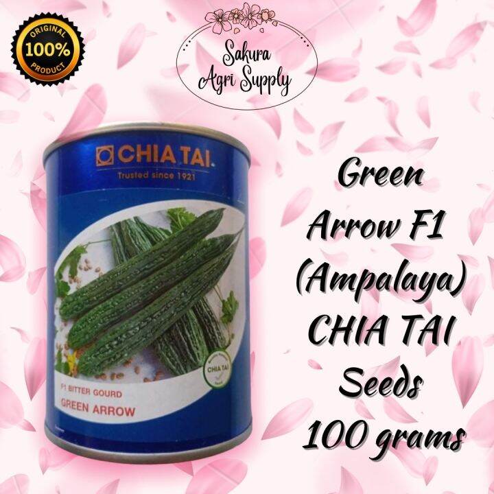 CHIA TAI GREEN ARROW HYBRID AMPALAYA SEEDS 100g | Lazada PH