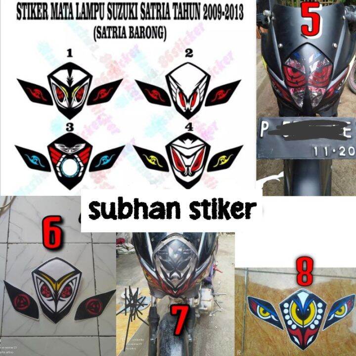 stiker lampu satria fu barong | Lazada Indonesia