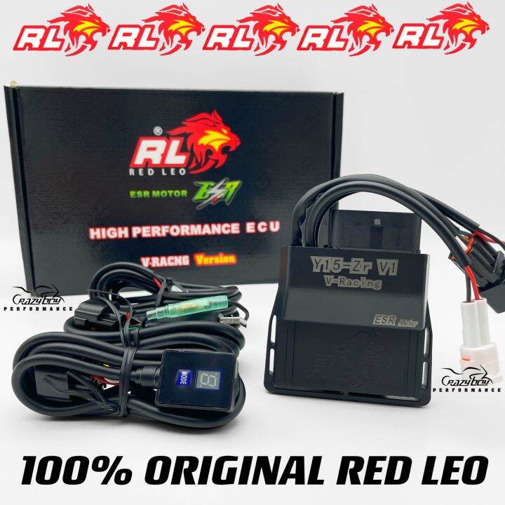 RED LEO 100% ORIGINAL ECU V-RACING Y15ZR V1 SRL115Fi 115 Fi ESR MOTOR RACING ECU DYNO ECU | Lazada