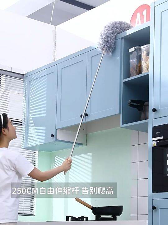 Telescopic Roof dedusting brush Bed Bottom Cleaning Broom Dust Clean ...