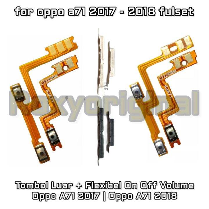Tombol Luar + On Off Volume Oppo A71 2017 | Oppo A71 2018 - Fleksibel Tombol Power On Of Vol ...
