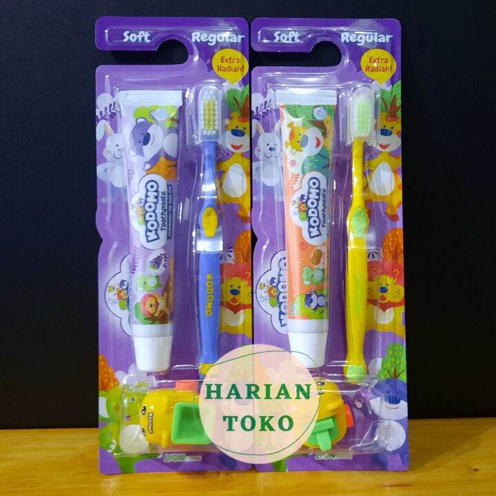 Kodomo Sikat Gigi dan Pasta Gigi 2 in 1 Soft | Lazada Indonesia
