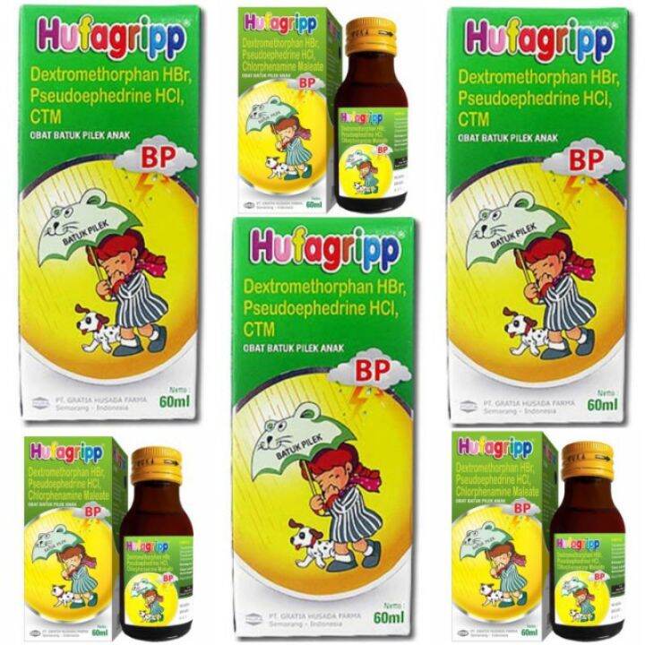 Hufagrip Batuk Pilek Anak Sirup 60 ml | Lazada Indonesia