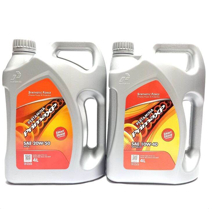 PRIMA XP SAE 10w-40 / 20w-50 4Liter | Lazada Indonesia