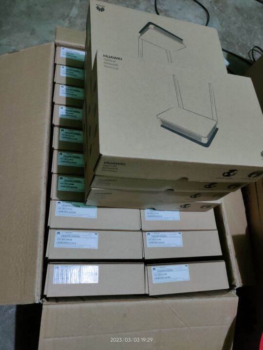 HUAWEI 5V5 BRAND NEW BLUE PORT EPON PWEDE SA PISO WIFI vlan/pppoe ...