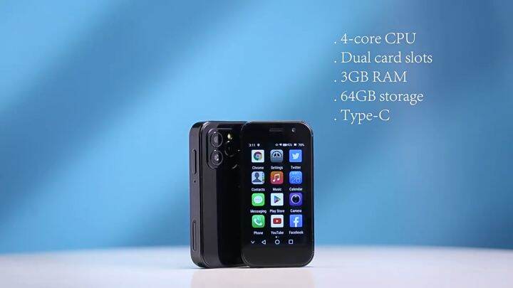 Mini Mobile Phone 4G SOYES XS14 PRO 3GB 3GB+32GB 64GB 3.0 inch Android ...