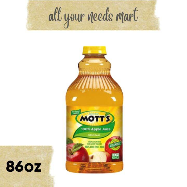 MoTTs • 100% Apple Juice • 86oz | Lazada PH