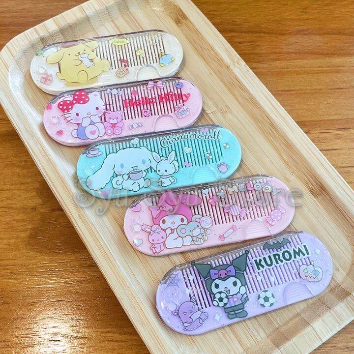 Sisir Lipat Mini Portable My Melody Kuromi Hello Kitty Cinnamoroll ...