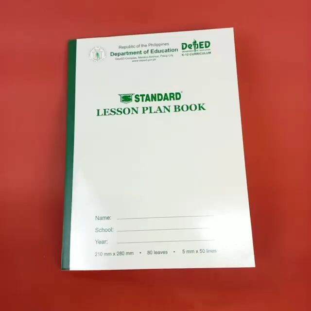 Standard Lesson Plan Book 210 x 280 mm 80 leaves 5mmx50 lines | Lazada PH