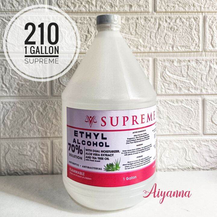 Supreme Ethyl Alcohol 1 Gallon | Lazada PH