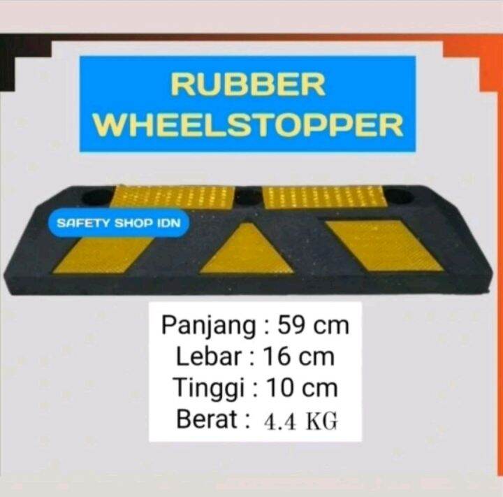 Wheel Stopper Rubber / Rubber Wheelstopper / Pengganjal Ban Mobil ...