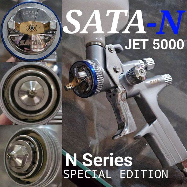 Spray Gun JET 5000 SATAN SILVER EDITION | Lazada Indonesia