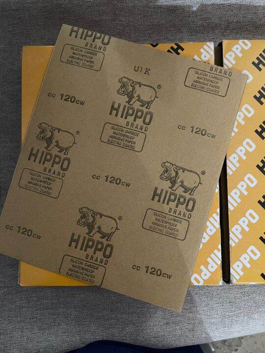 HIPPO waterproof ABRASIVE PAPER (sandpaper)#60 #80 #100 #120 #150 #180 ...