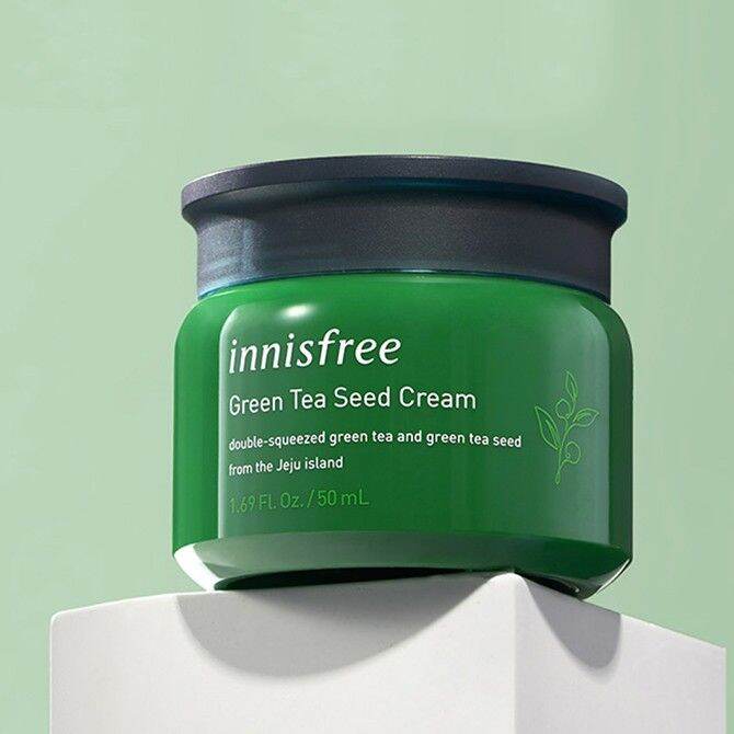 ของแท้ 100% มั่นใจได้ค่ะ Innisfree Green Tea Seed Cream 50 ml. ครีม ...