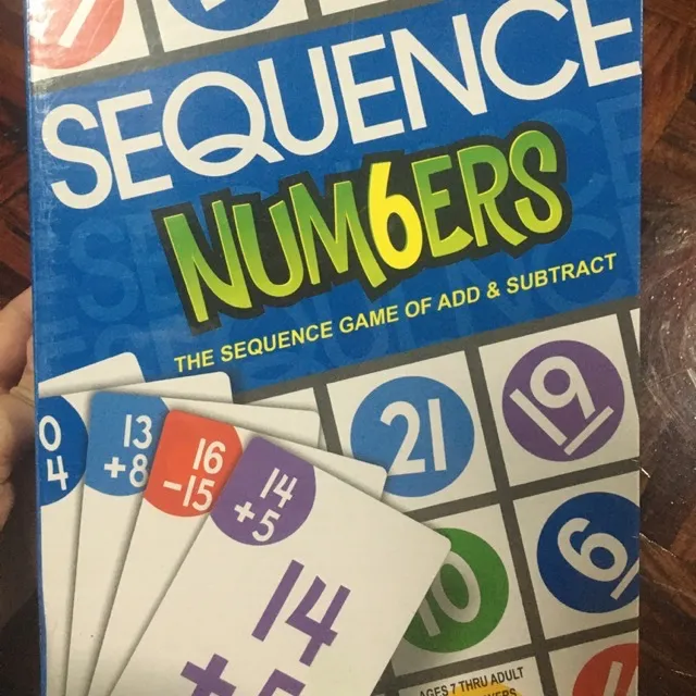 Sequence numbers board game บวกเลขบิงโก | Lazada.co.th