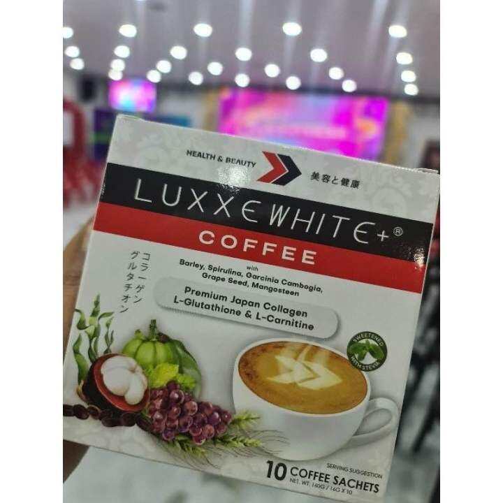 Luxxe White Coffee 10 Sachets AUTHENTIC | Lazada PH
