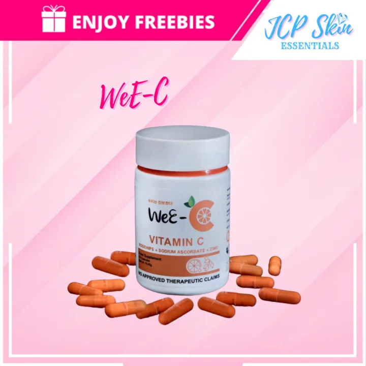 100% Organic WeE-C Vitamin C Capsule (Sodium Ascorbate+ Rosehip+ Zinc ...