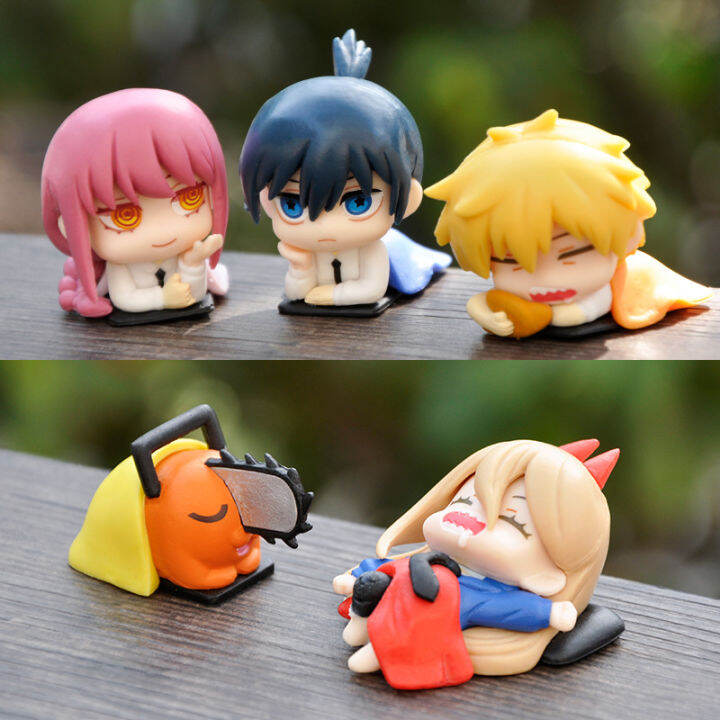 Fastshipment 5 Pcs/Set Chainsaw Man 3-4cm Mini Sleep Figure Pochita ...