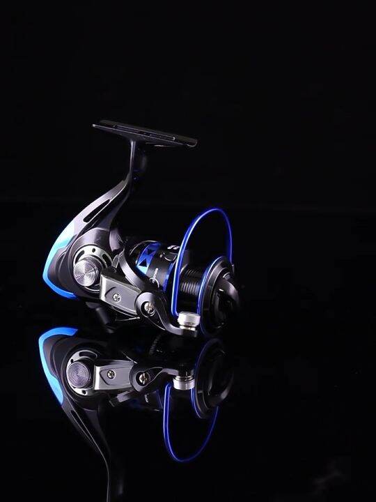 รอกตกปลา 14BB Golden Shark Reel 10 กก.ลาก 5.2:1/4.7:1 โลหะด้านหน้าจับตก ...