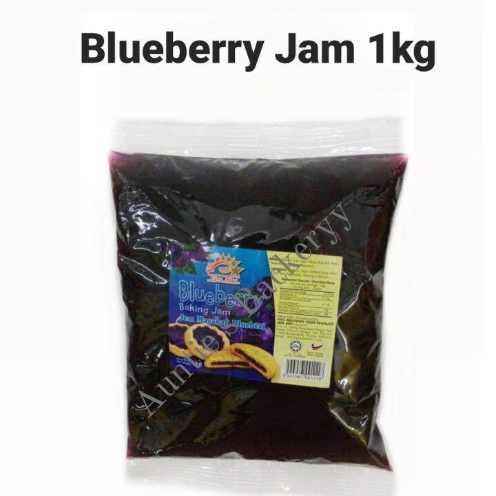 READY STOCK!! Blueberry Jem 1kg Halal Five Star Brand | Lazada