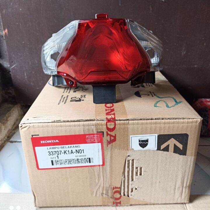 LAMPU REM LAMPU BELAKANG MOTOR HONDA BEAT LED 2020 2021 2022 ASLI ...