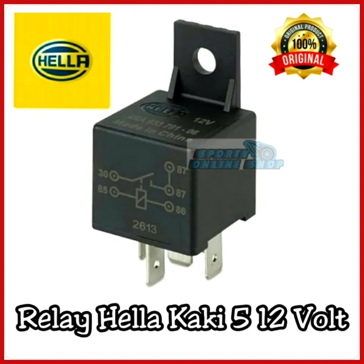 Relay Hella K5 12V 10/20 Original | Lazada Indonesia