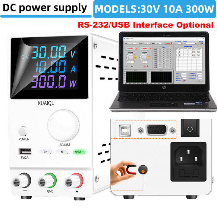 Continuous Rotation Encoder Laboratory Power Supply Voltage Current ...