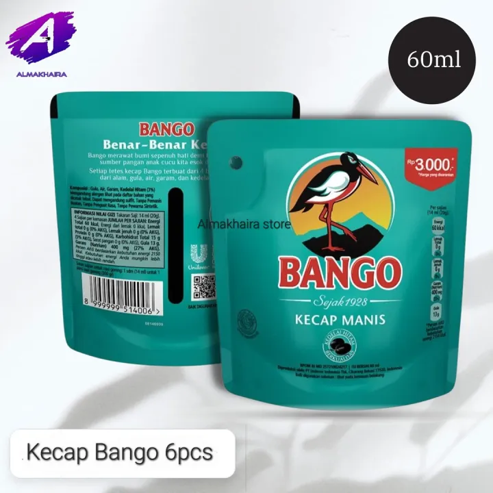 Kecap Manis Bango 60ml (6pcs) | Lazada Indonesia