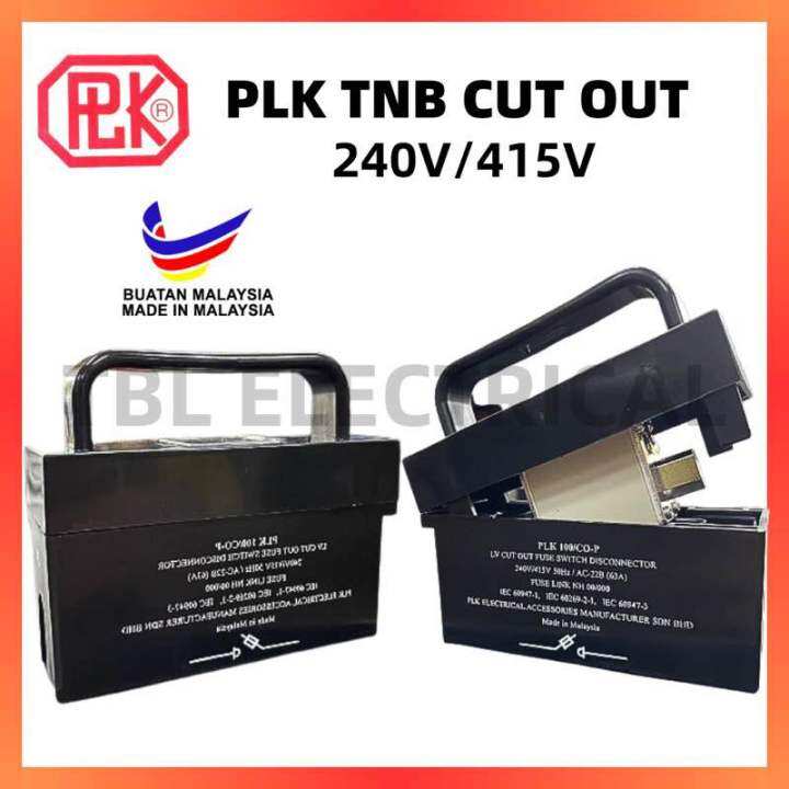 🔥READY STOCK🔥PLK LV CUT OUT FUSE SWITCH DISCONNECTOR 240V/415V 50Hz ...