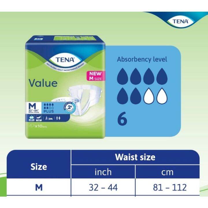 TENA M SIZE ADULT DIAPERS | Lazada