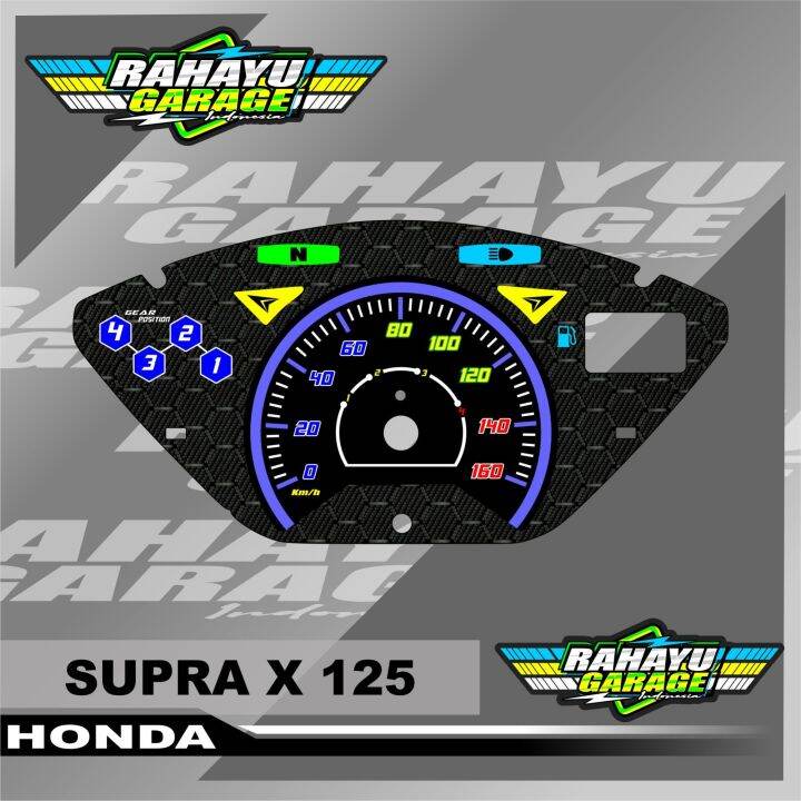 papan speedo meter custom supra x 125 panel spido meter custom supra x ...