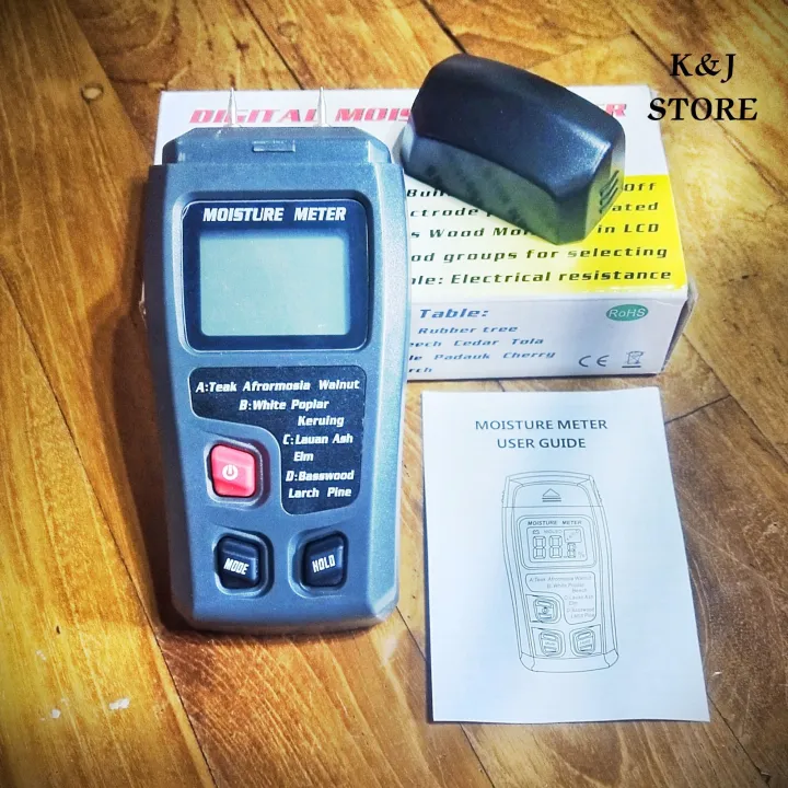 Alat Ukur Kadar Air Kayu Alat Cek Kadar Air Kayu Wood MC Meter Moisture ...