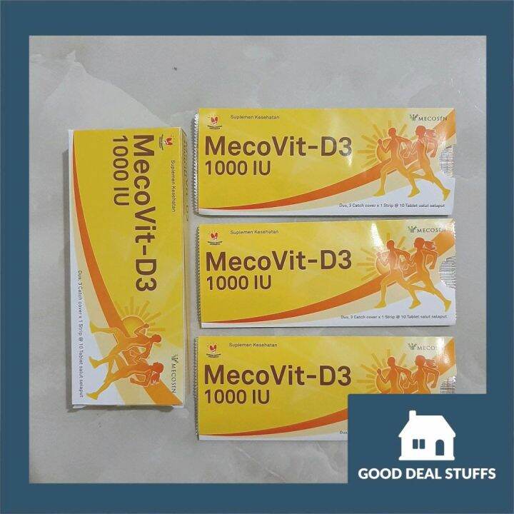Mecovit D3 1000iu / Mecovit D3 1000 iu / Vitamin D3 1000 iu Murah ...