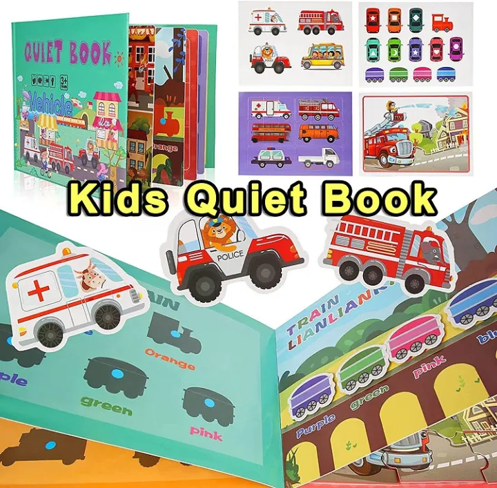 Busy Books for Children Preschool Early Learning Reusable Activity ...