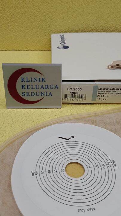 COLOPLAST CP 1902 LC2000 Ostomy Bag 康乐保CP1902 LC 2000 造口袋 15-60mm ...